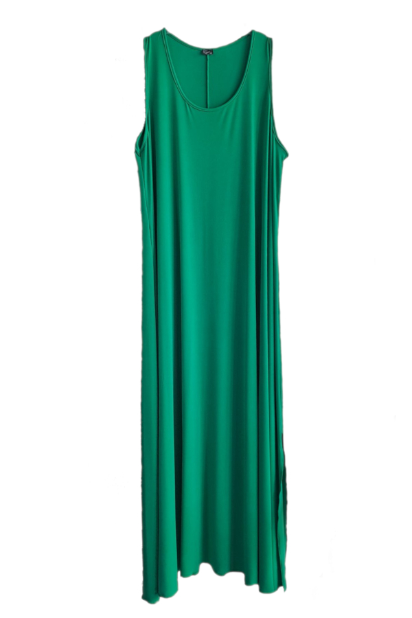 Φόρεμα Μάξι Αμάνικο Εβαζέ Υπερμέγεθος – Miss Rovi Fashion