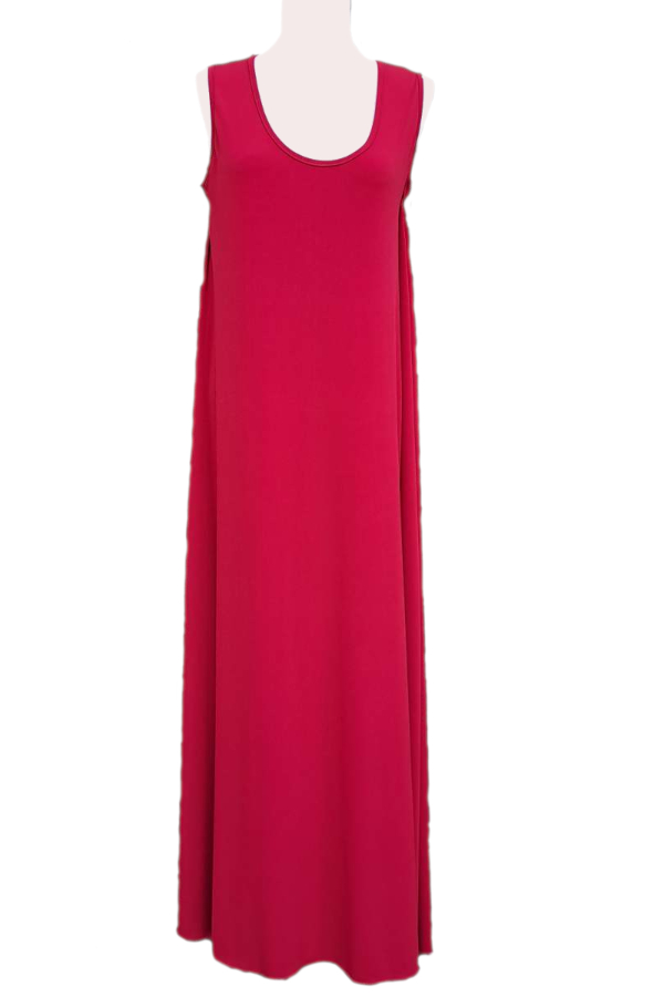 Φόρεμα Μάξι Αμάνικο Εβαζέ Υπερμέγεθος – Miss Rovi Fashion